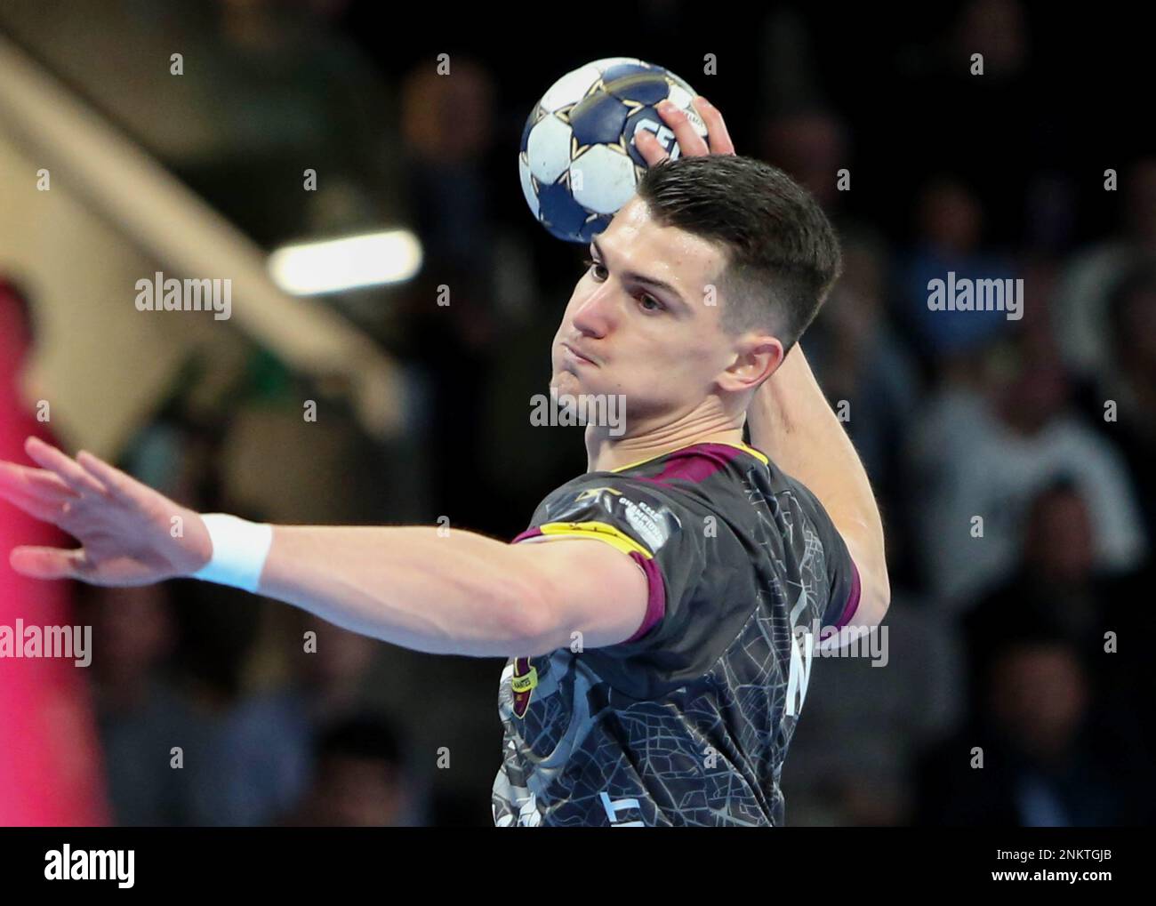 Nantes, France - 23/02/2023, Aymeric Minne de Nantes lors du match de ...