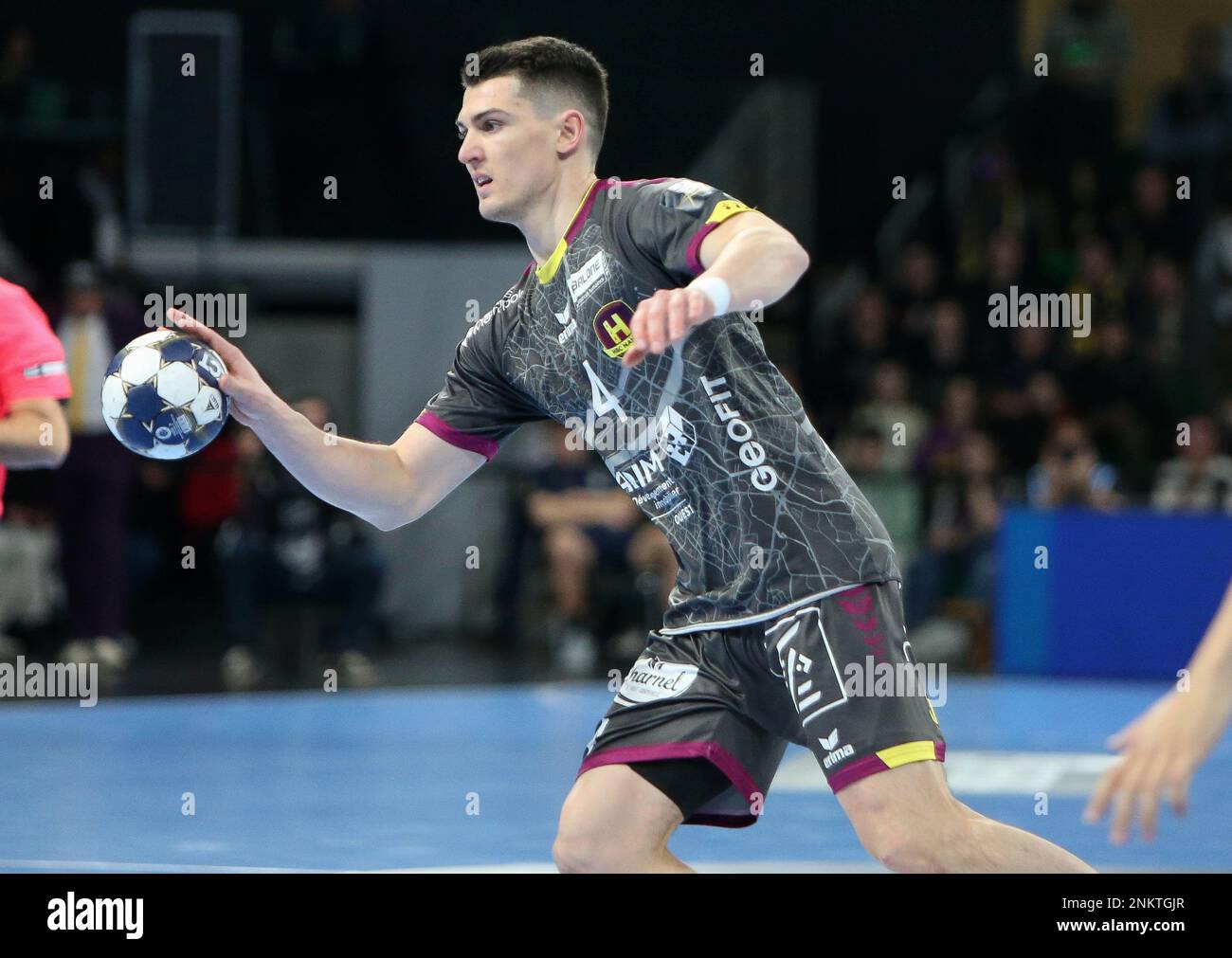 Nantes, France - 23/02/2023, Aymeric Minne de Nantes lors du match de ...