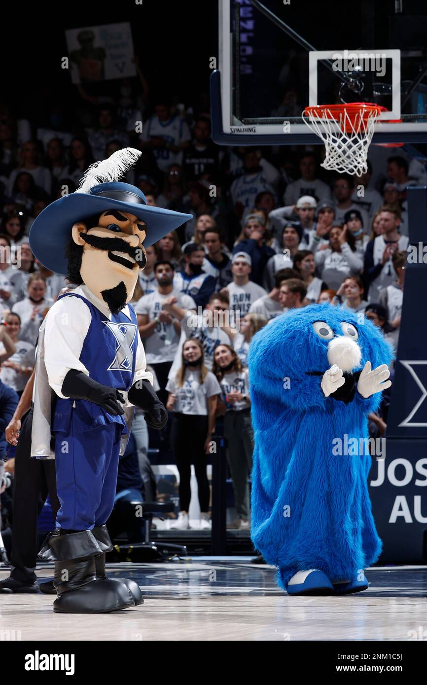 CINCINNATI, OH - JANUARY 12: Xavier Musketeers mascots D'Artagnan and ...