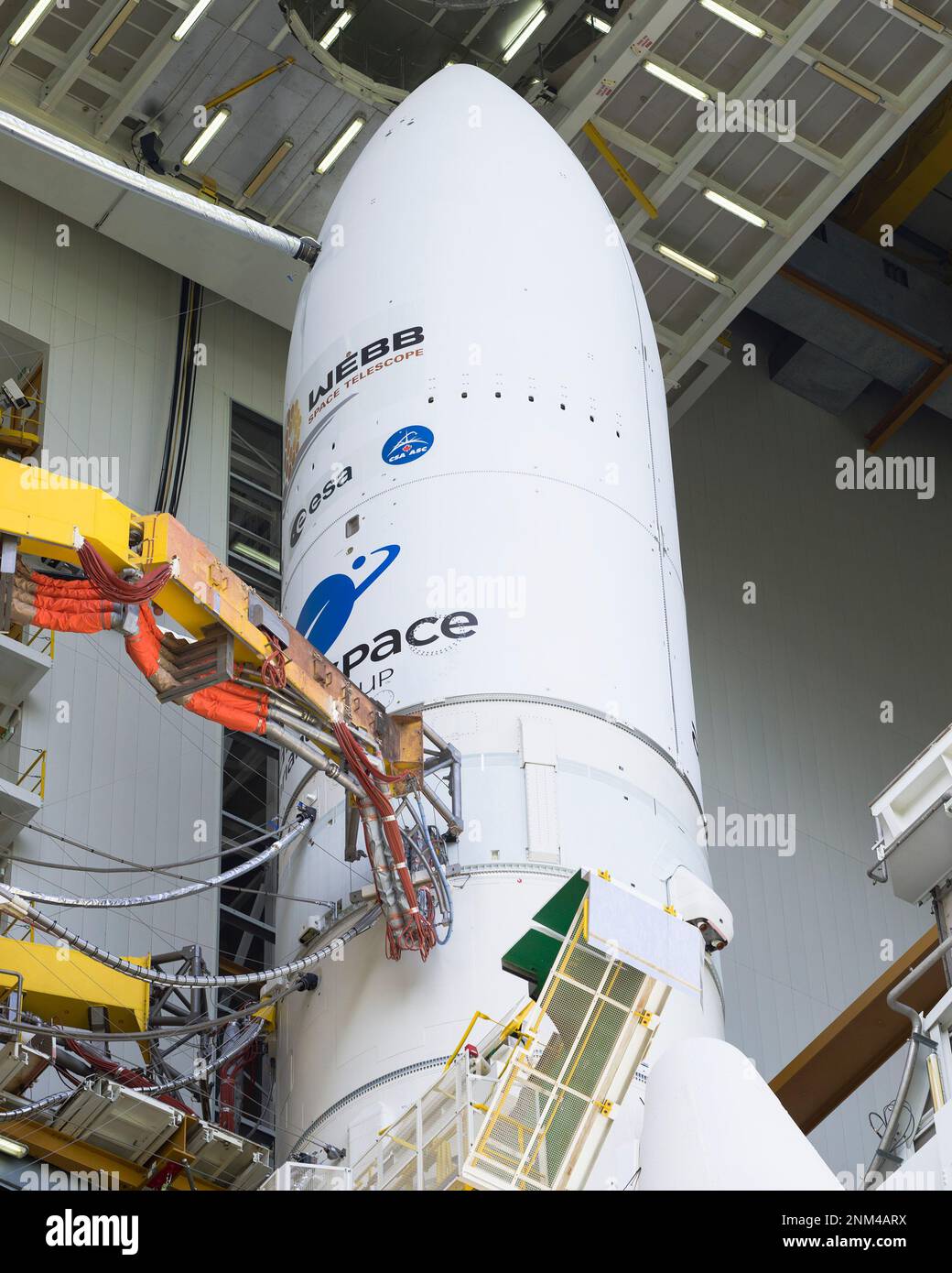 Arianespace's Ariane 5 rocket with NASA's James Webb Space Telescope ...