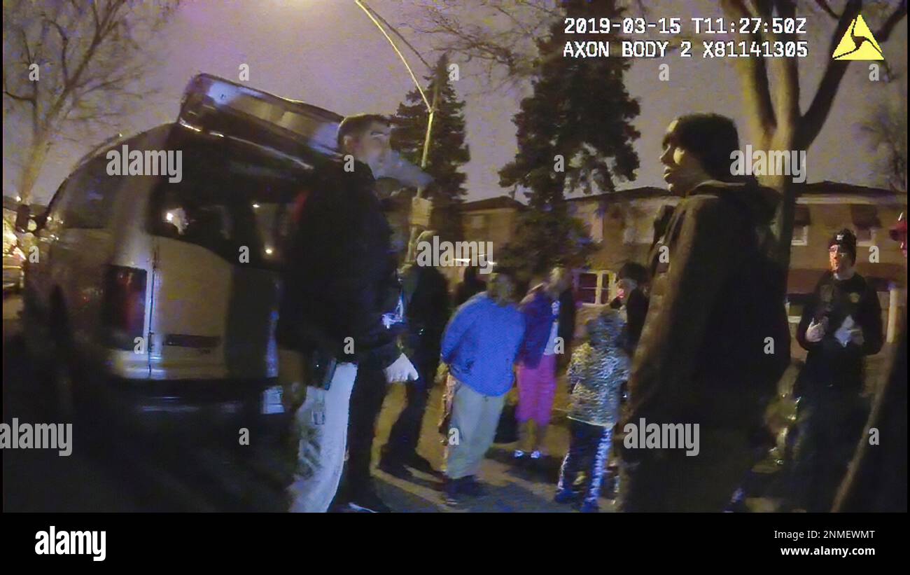 This image provided by the Chicago Police Department shows an image ...