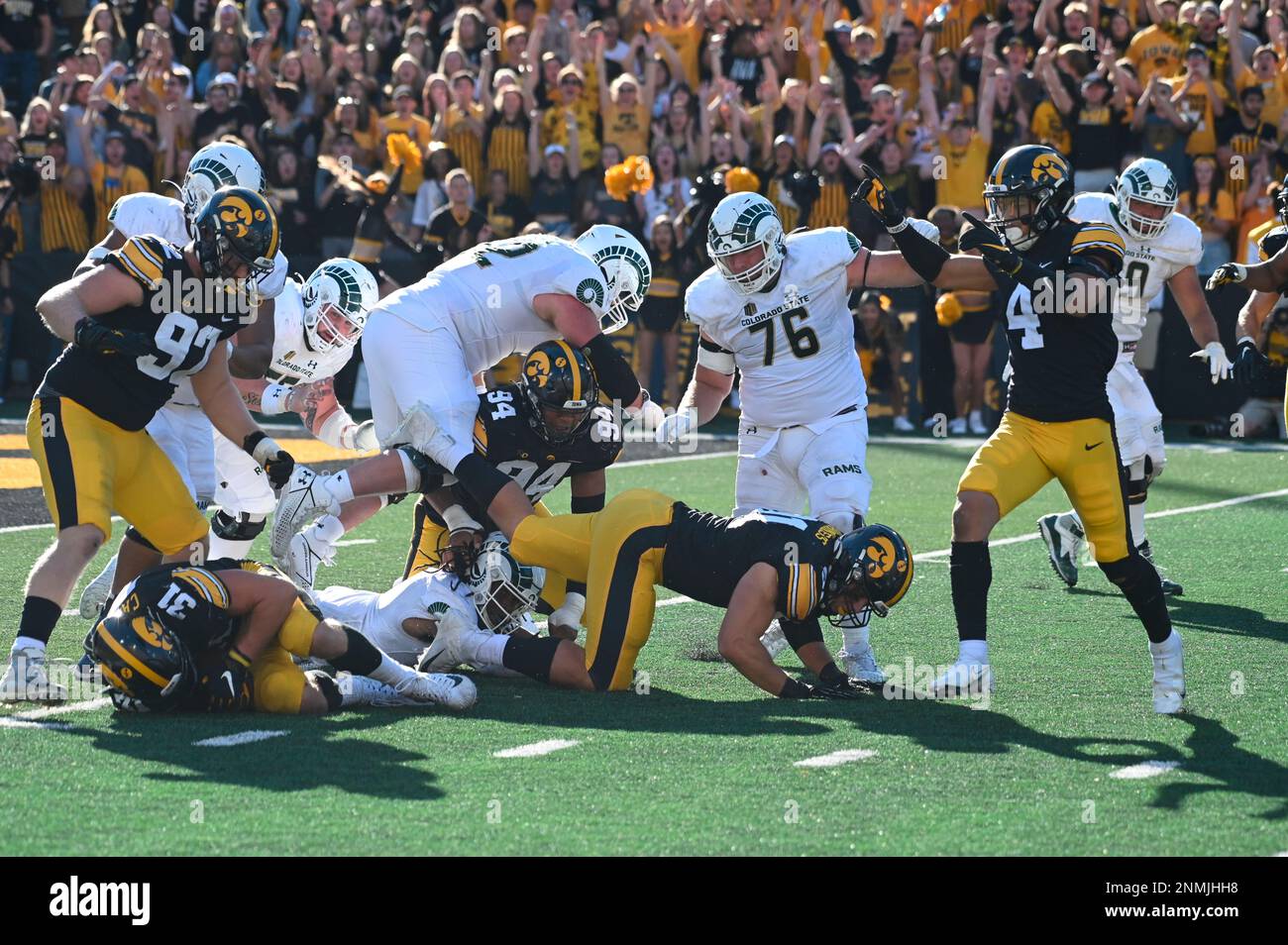 IOWA CITY, IA - SEPTEMBER 25: Iowa linebacker Jack Campbell (31 ...