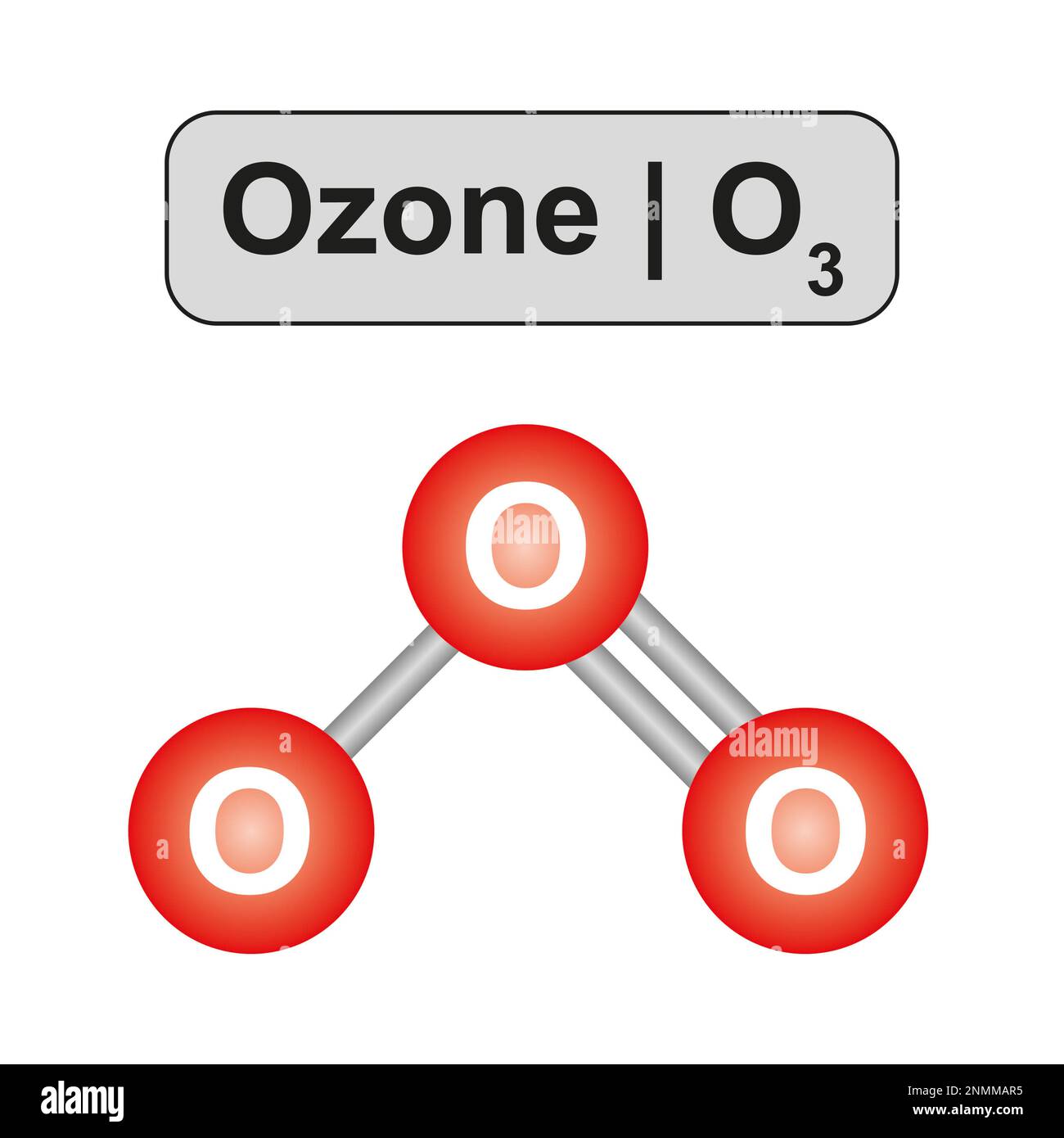 O3 atomic structure Banque de photographies et d’images à haute ...