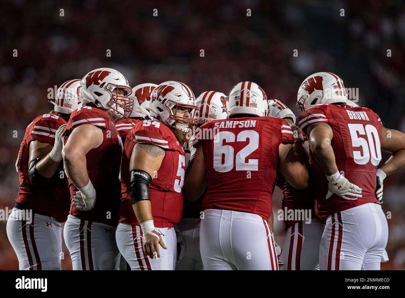 MADISON, WI - SEPTEMBER 11: Wisconsin Badgers offensive lineman Tanor ...