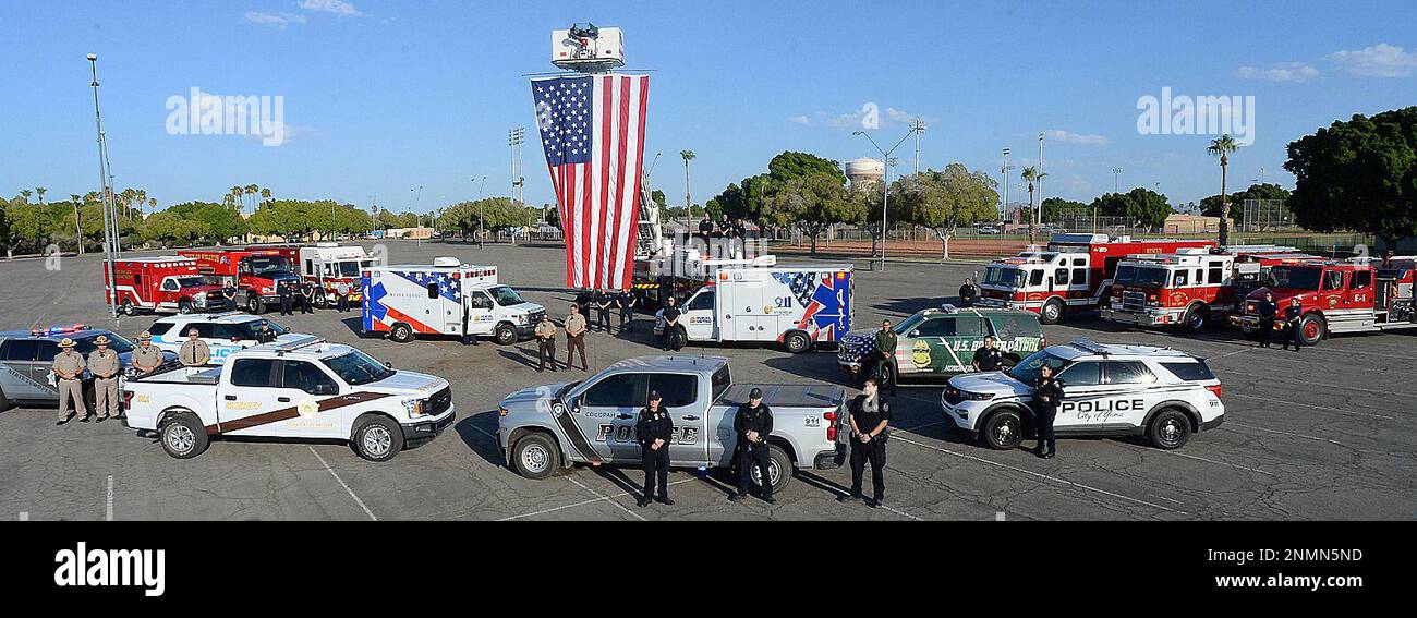 First responders and public safety workers from throughout the Yuma ...