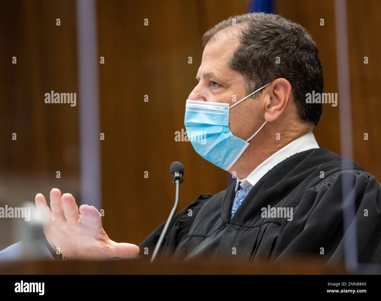 Judge Larry Yellin presides over the arraignment and bail hearing for ...