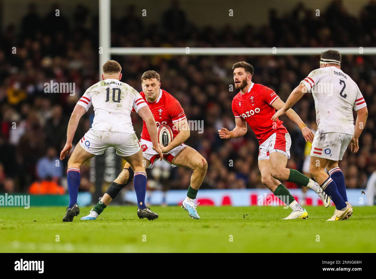 25th février 2023 ; Stade de la Principauté, Cardiff, pays de Galles ...