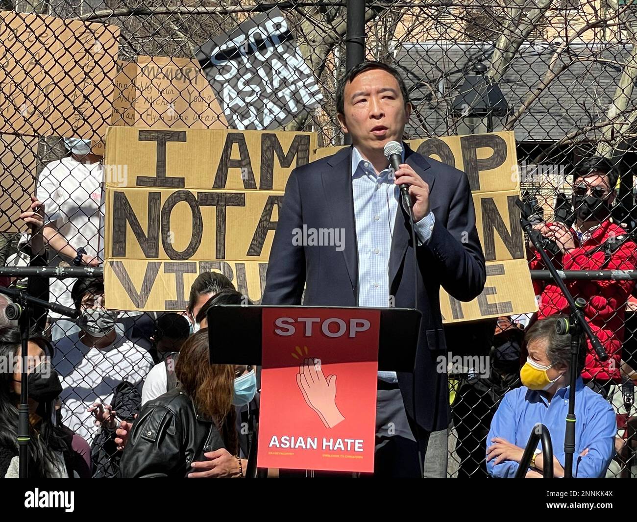 Photo by: STRF/STAR MAX/IPx 2021 3/21/21 Andrew Yang at the 'Rally ...