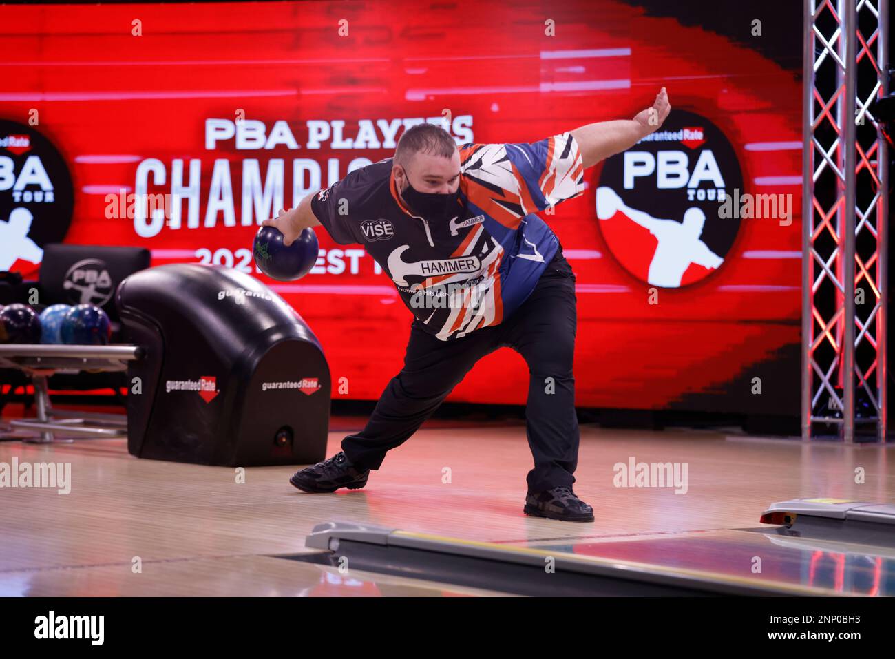 Kris Koeltzow bowls during the PBA Tour Players West Regional ...