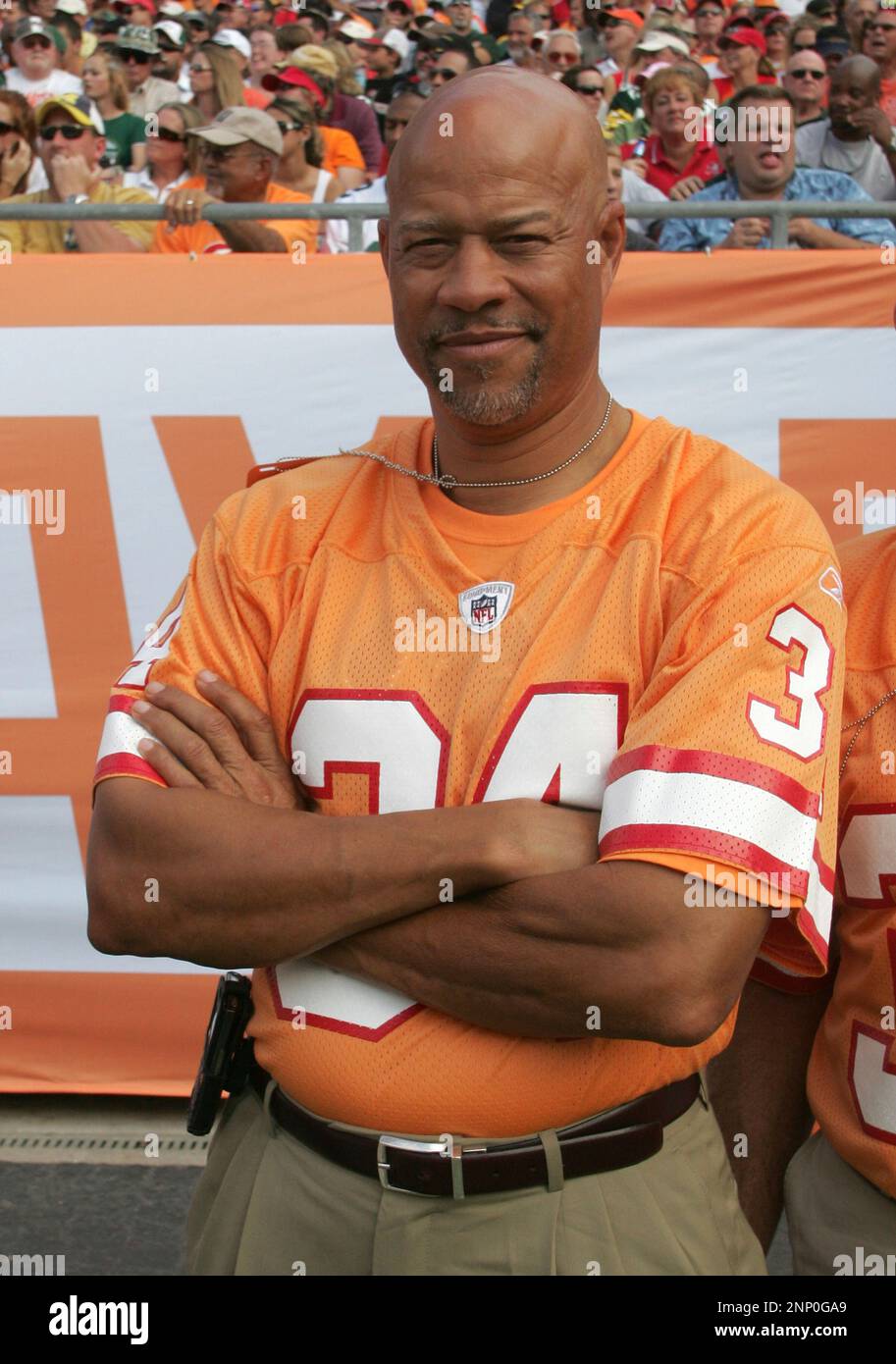 08 NOV 2009: 1979 Tampa Bay Buccaneer Cedric Brown during the game ...