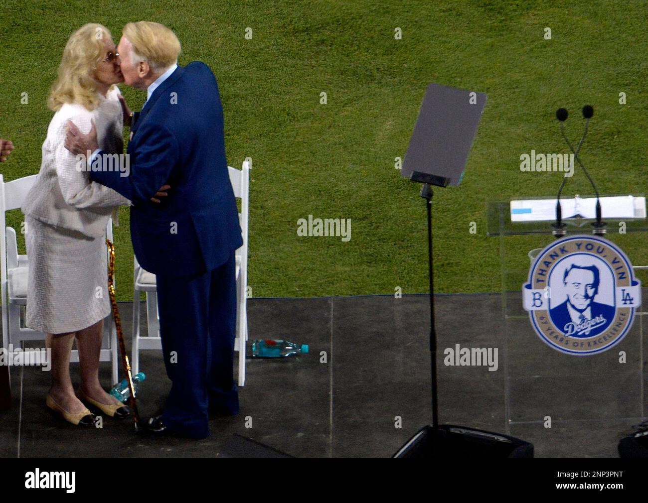 Sandi Scully wife of Hall of Fame and former Los Angeles Dodgers ...