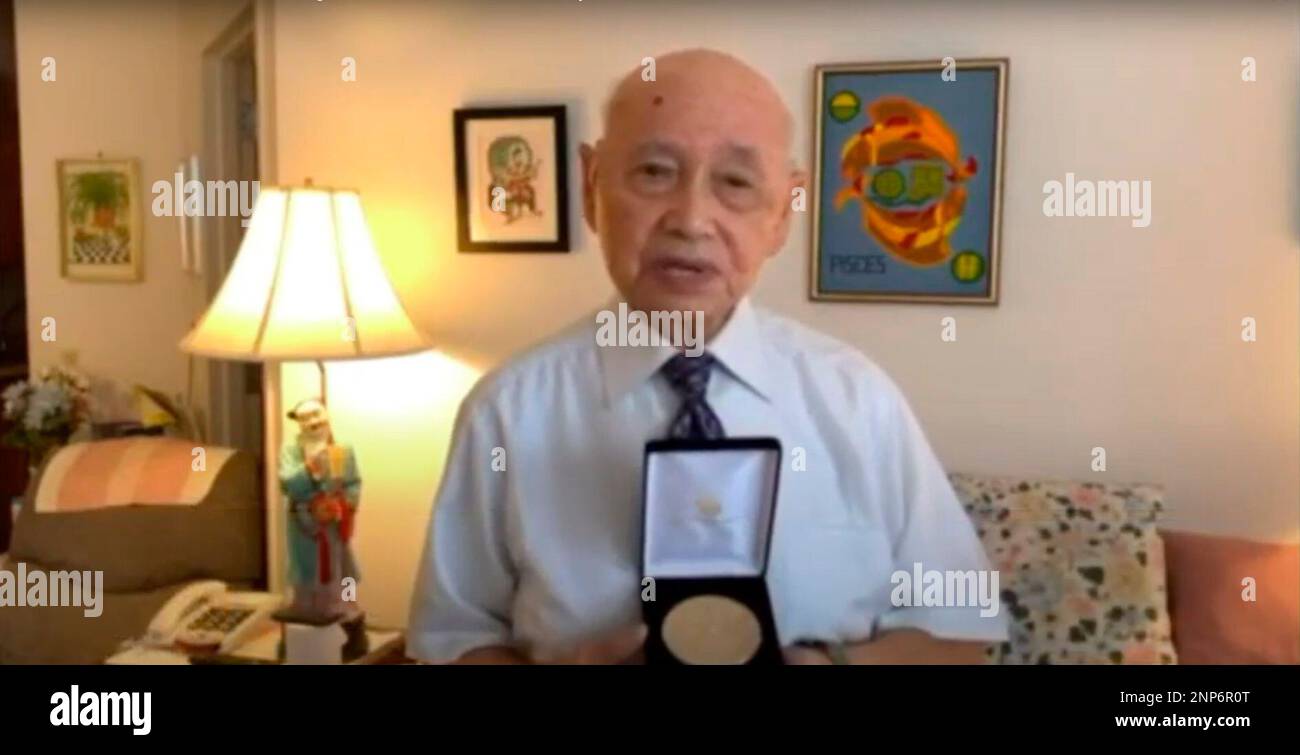 In this image from House Television video, Harry Jung, 96, of ...