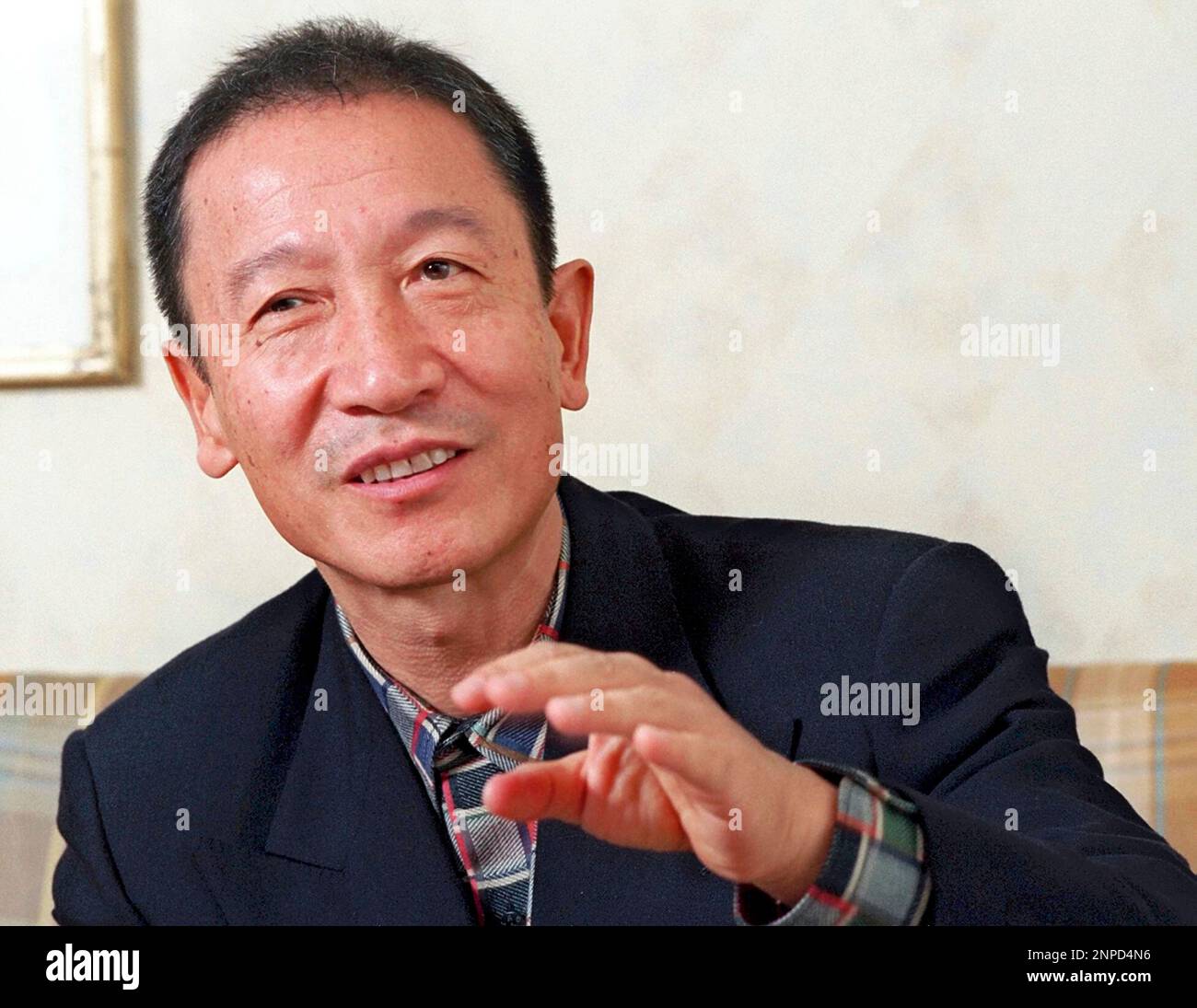 FILE: Japanese pop music composer Kyohei Tsutsumi speaks during an ...