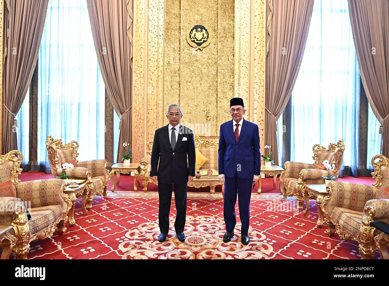 In this handout photo provided by the Malaysian National Palace, The ...