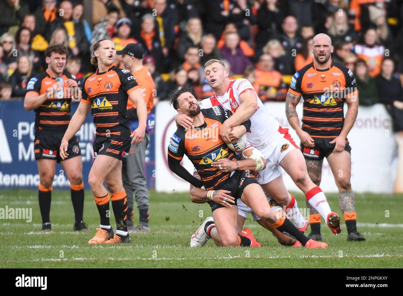 Club de football de la ligue de rugby de castleford Banque de ...