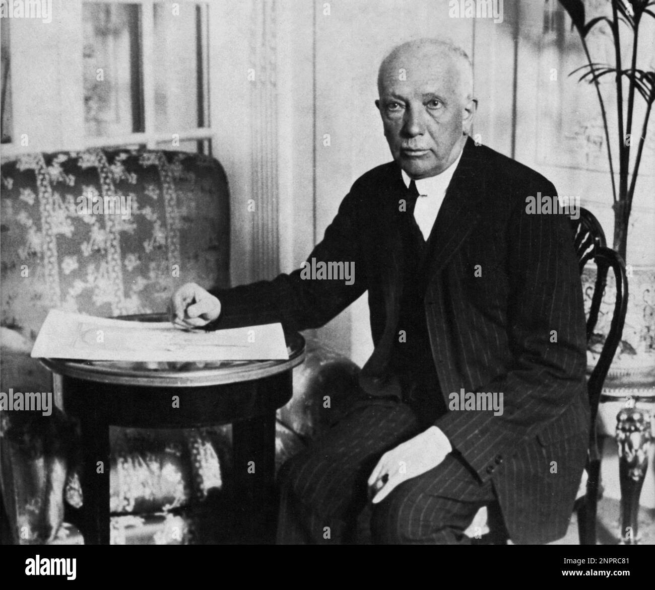 Richard strauss portrait Banque d'images noir et blanc - Alamy