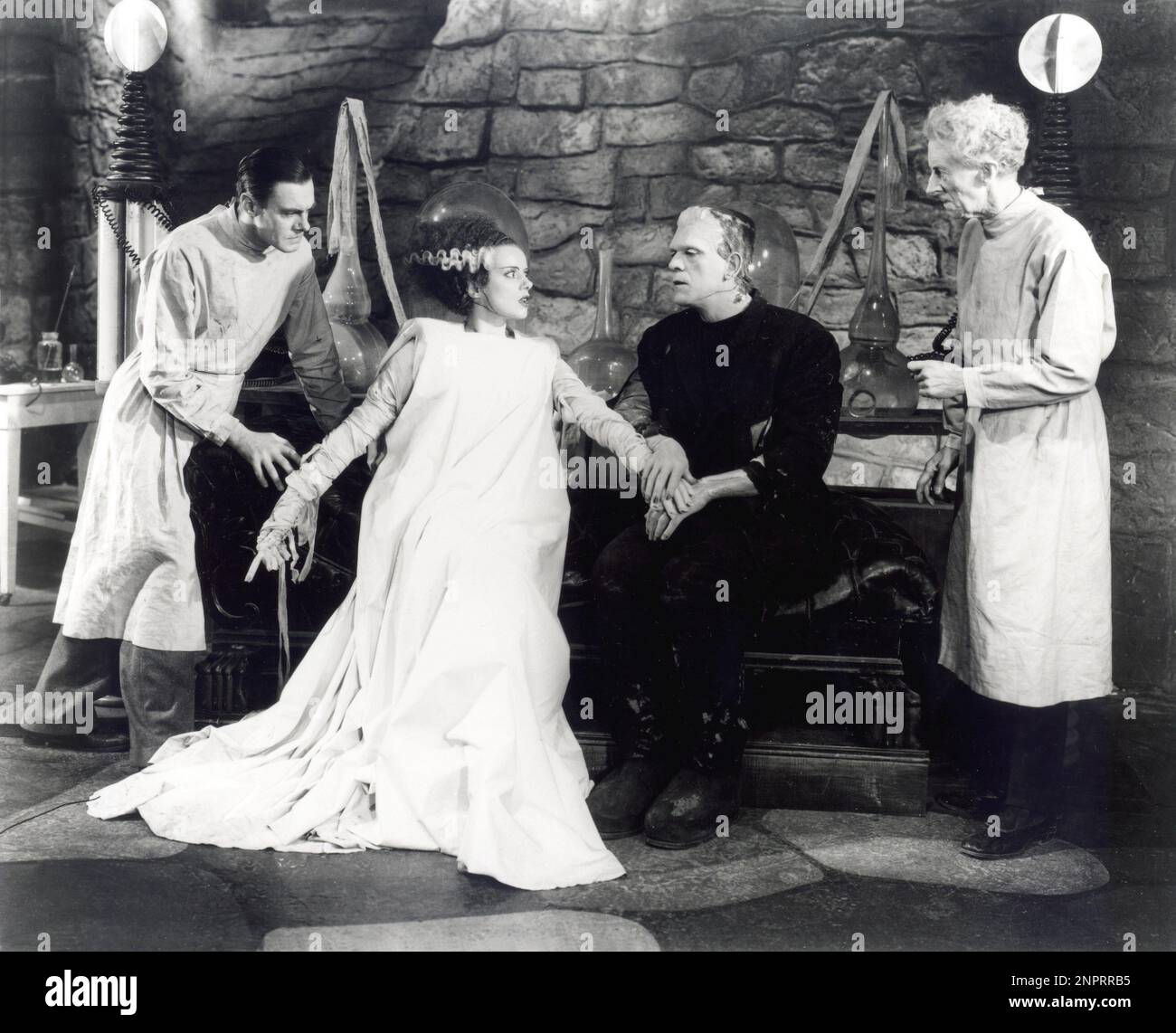 Boris karloff bride frankenstein 1935 Banque de photographies et d ...
