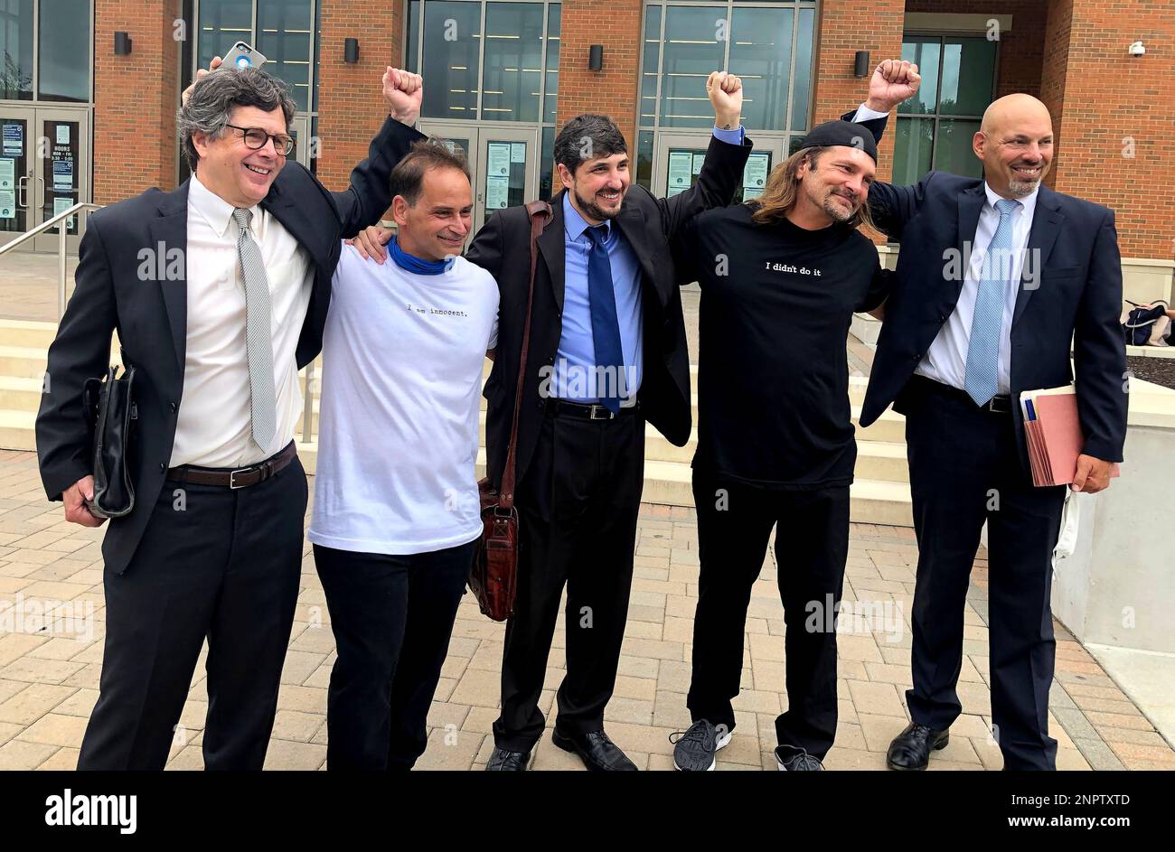 Ricky Birch, second from left, and Shawn Henning, second from right ...