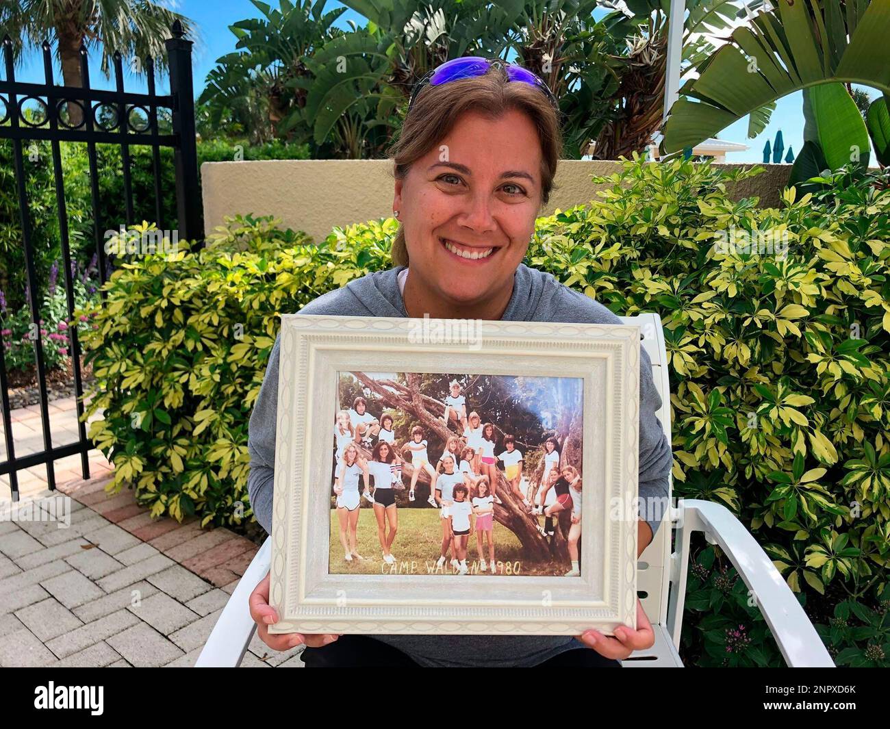 In this June 22, 2020, photo provided by Shaye Spector, Camp Walden ...