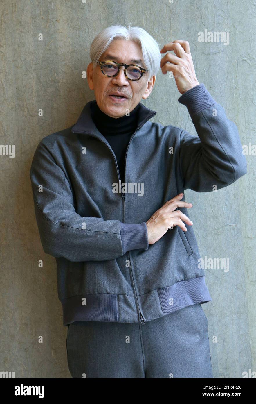 Ryuichi Sakamoto, a Japanese composer, singer, songwriter, record ...