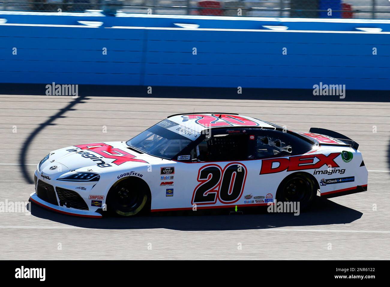 #20: Harrison Burton, Joe Gibbs Racing, Toyota Supra Dex Imaging during ...