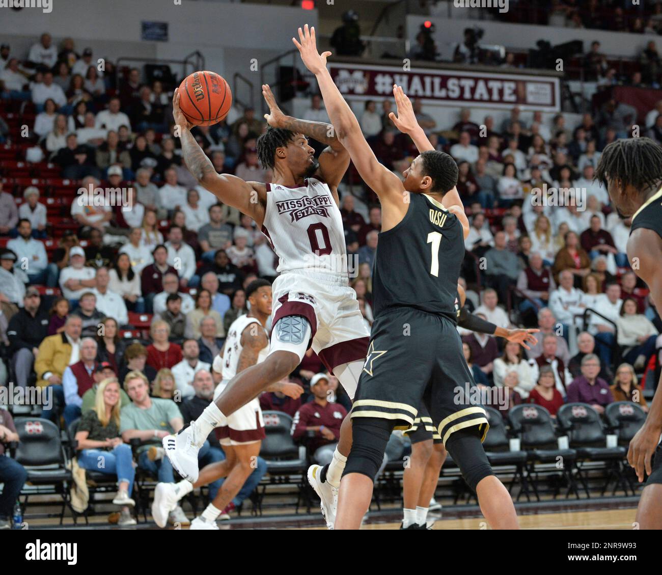 February 08, 2020: Mississippi State guard, Nick Weatherspoon (0 ...