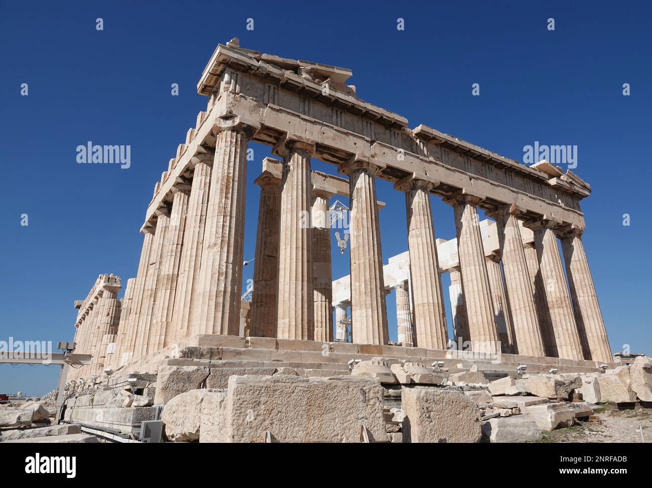 le-parth-non-un-ancien-temple-sur-l-acropole-ath-nienne-gr-ce-qui-a