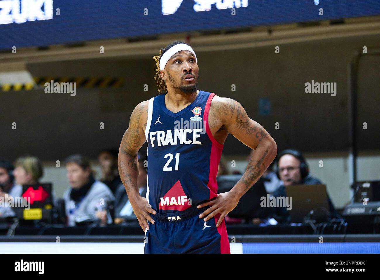 Andrew ALBICY (21) de France pendant la coupe du monde de basket-ball ...