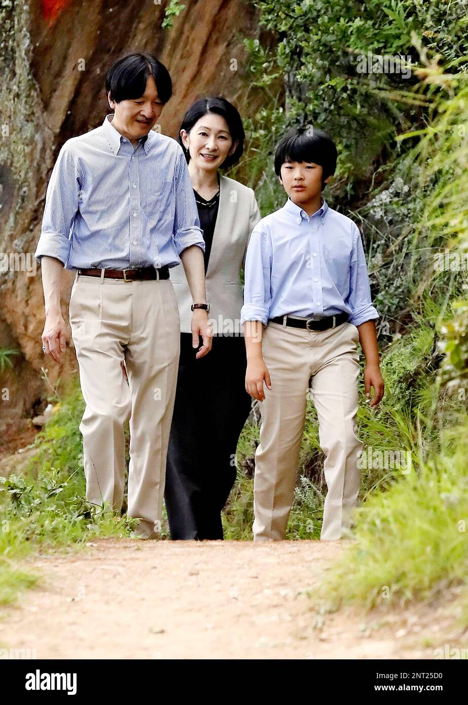 FILE: Japanese Prince Hisahito strolls at a mountain trail in Thimphu ...