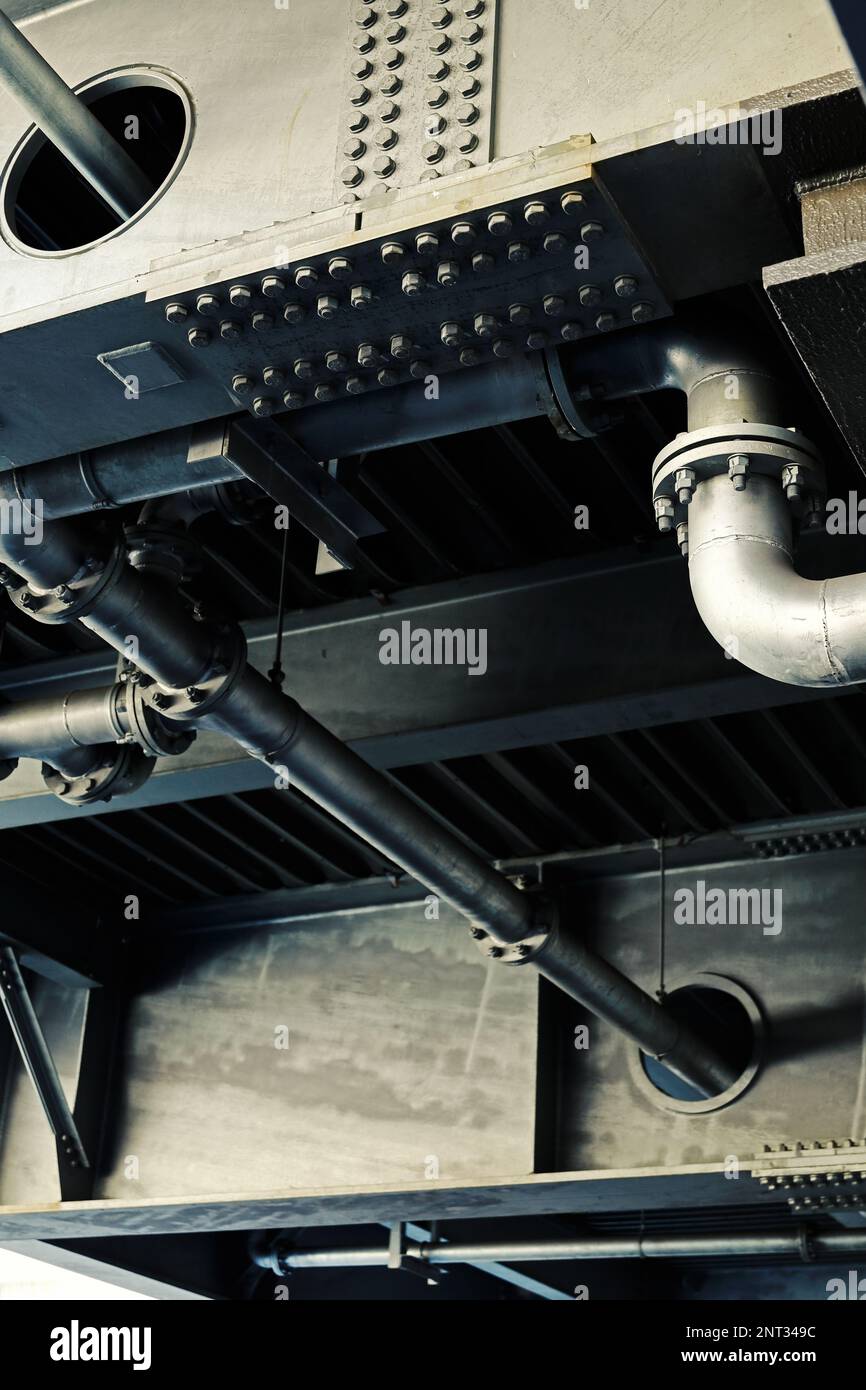 Structure en acier exposée Banque de photographies et d’images à haute ...