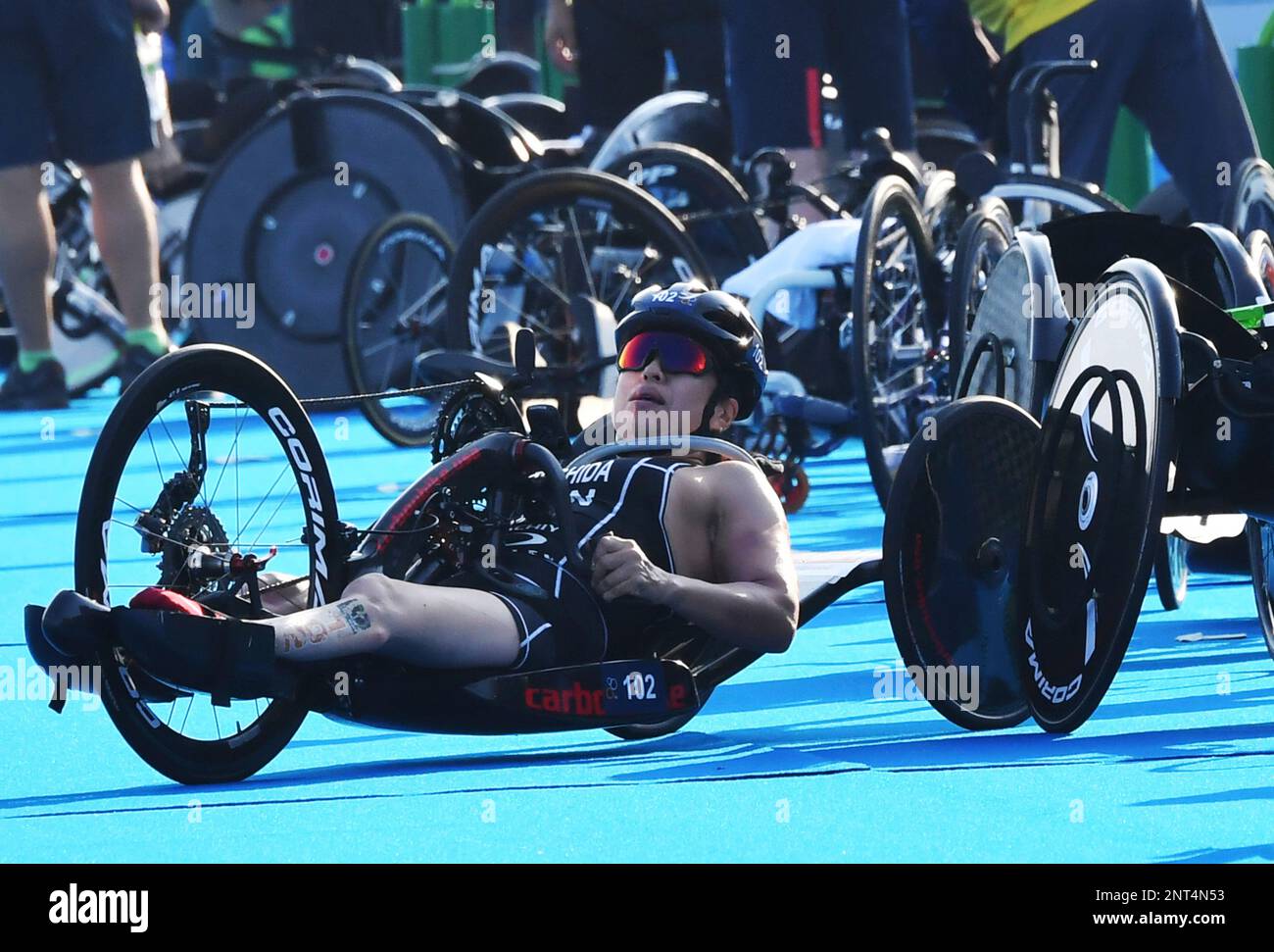 Japan's Wakako Tsuchida competes during the PTWA Women in 2019 Tokyo ...