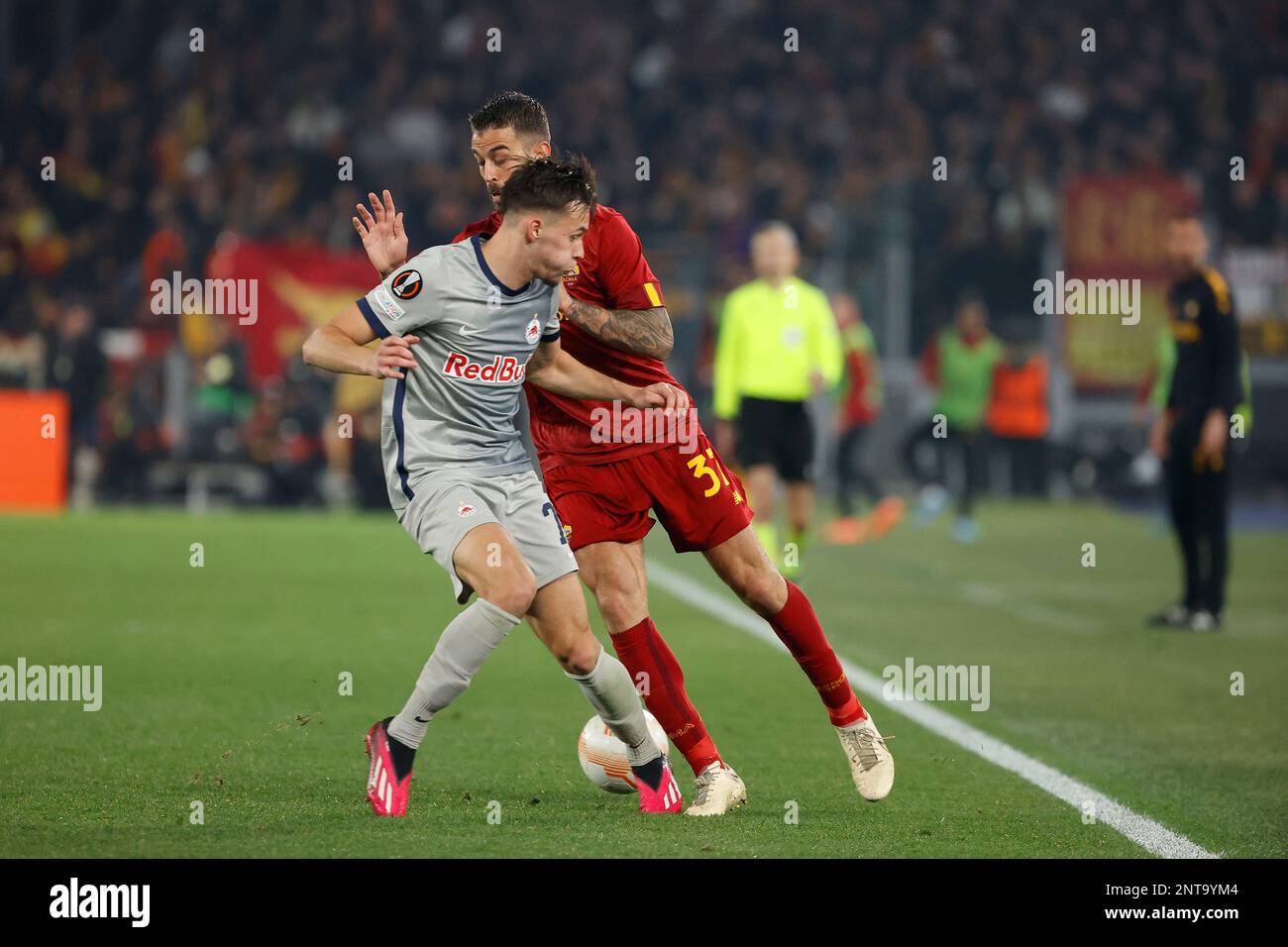 Stade Olimpico, Rome, Italie, 23 février 2023, Leonardo Spinazzola de ...