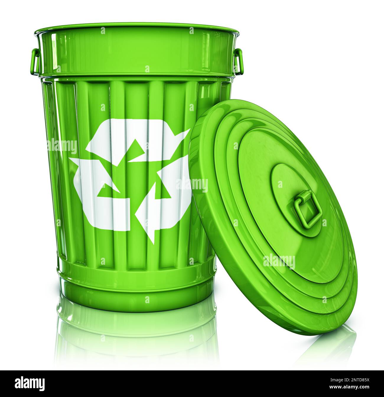 Canette de recyclage Banque d'images détourées - Alamy