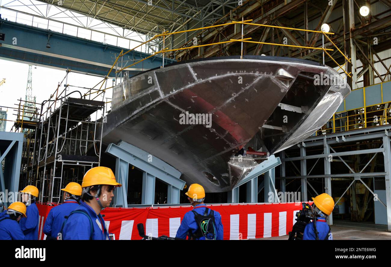 Kawasaki Heavy Industries Ltd. holds a groundbreaking ceremony of its ...