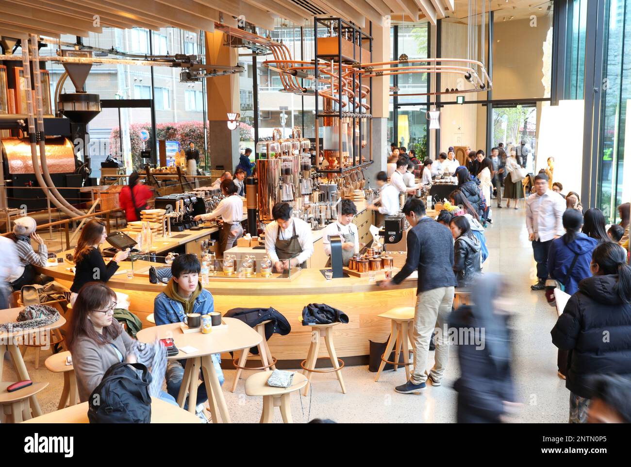 Starbucks Reserve Roastery Tokyo which was opened in late-February is ...