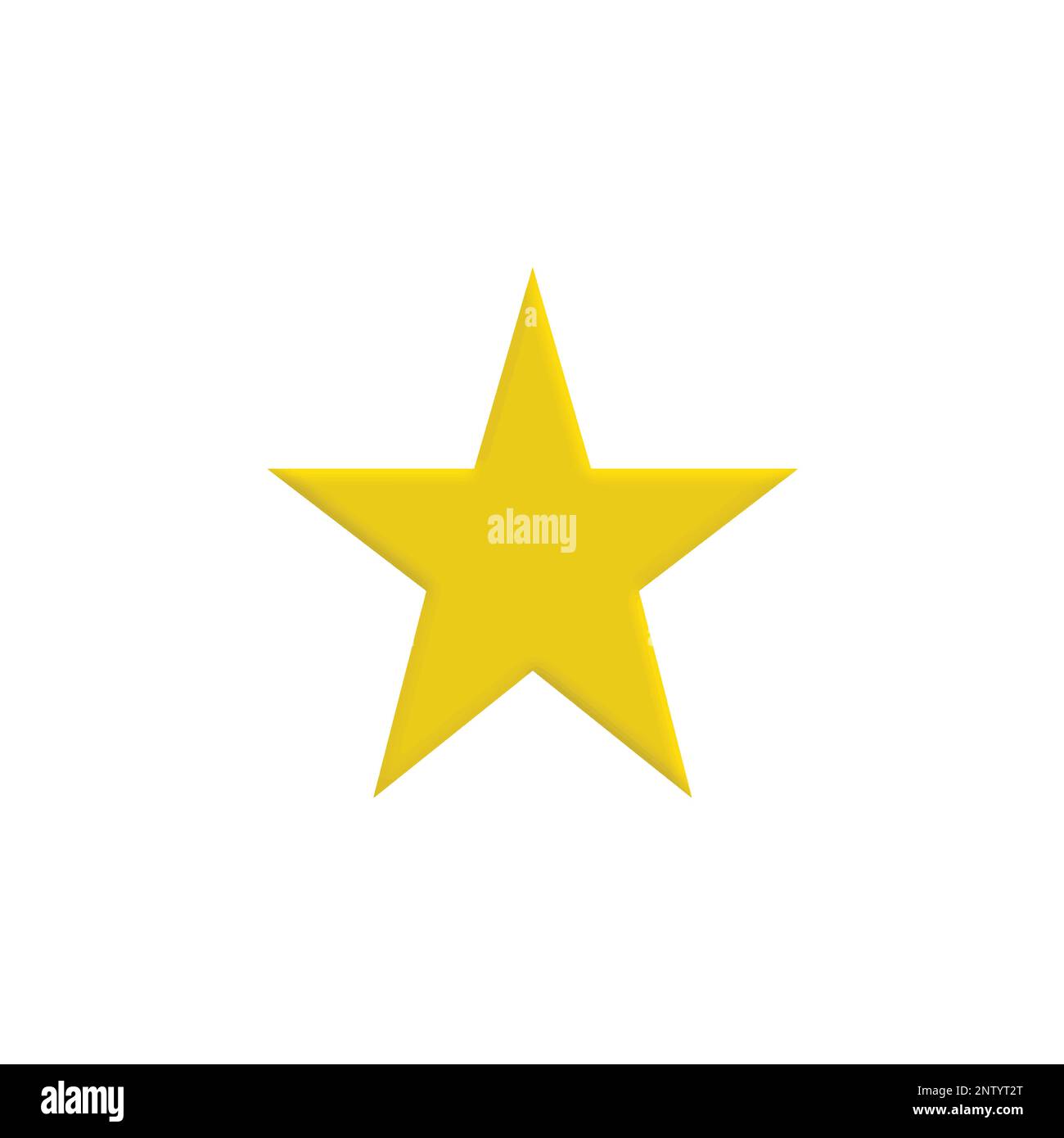 Icône star dans un style plat tendance isolé sur fond blanc. Symbole ...