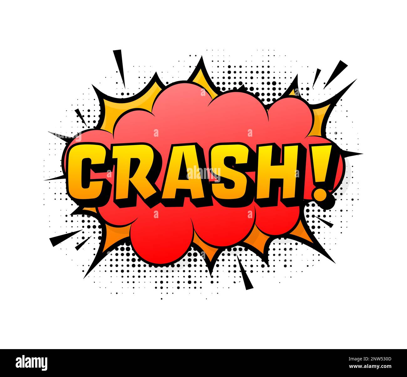 Bulle de parole pour le blocage de texte de bande dessinée. Bande ...