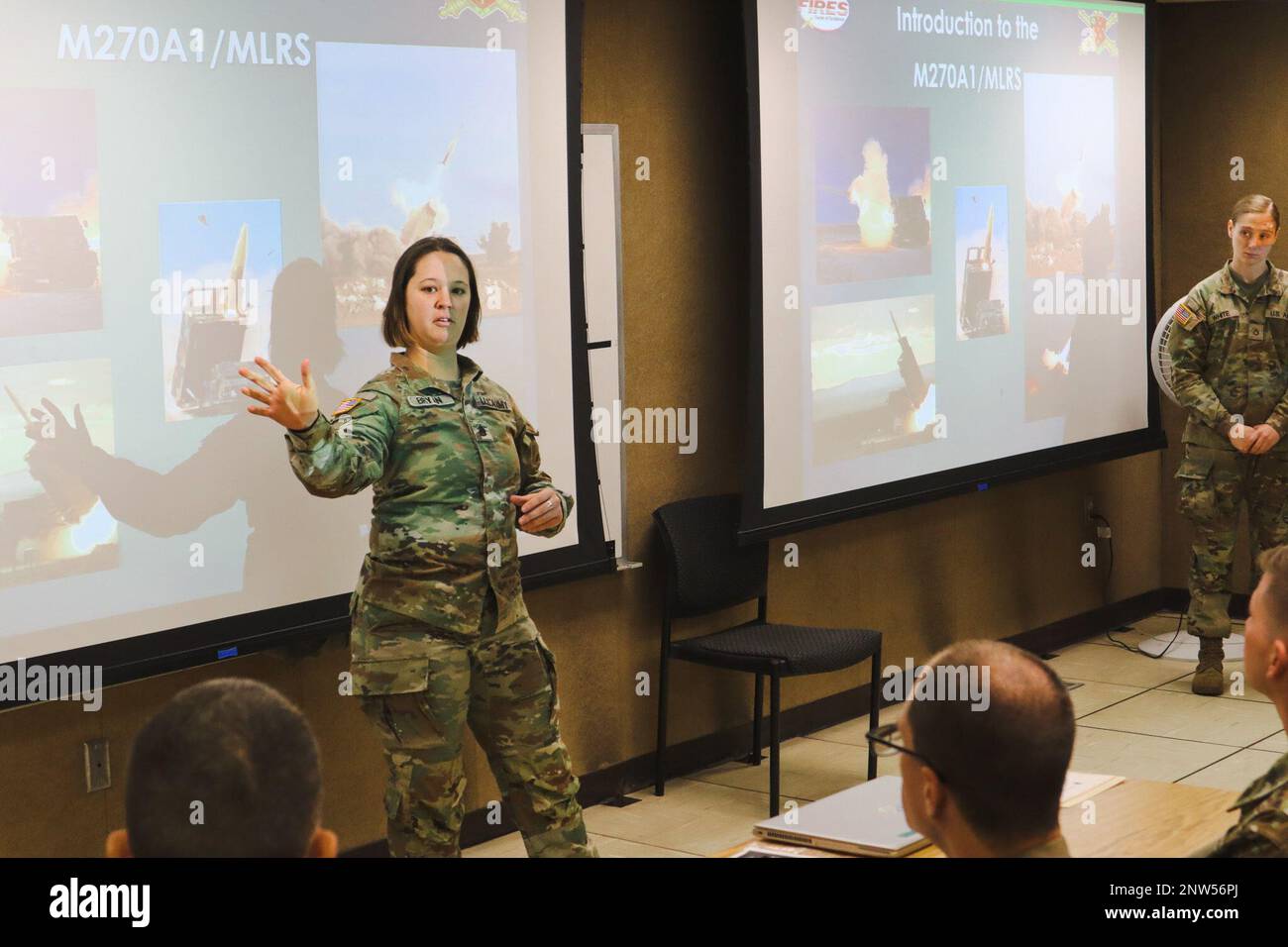 Le sergent d’état-major Elena Bryan, batterie Alpha, 1st Bataillon ...