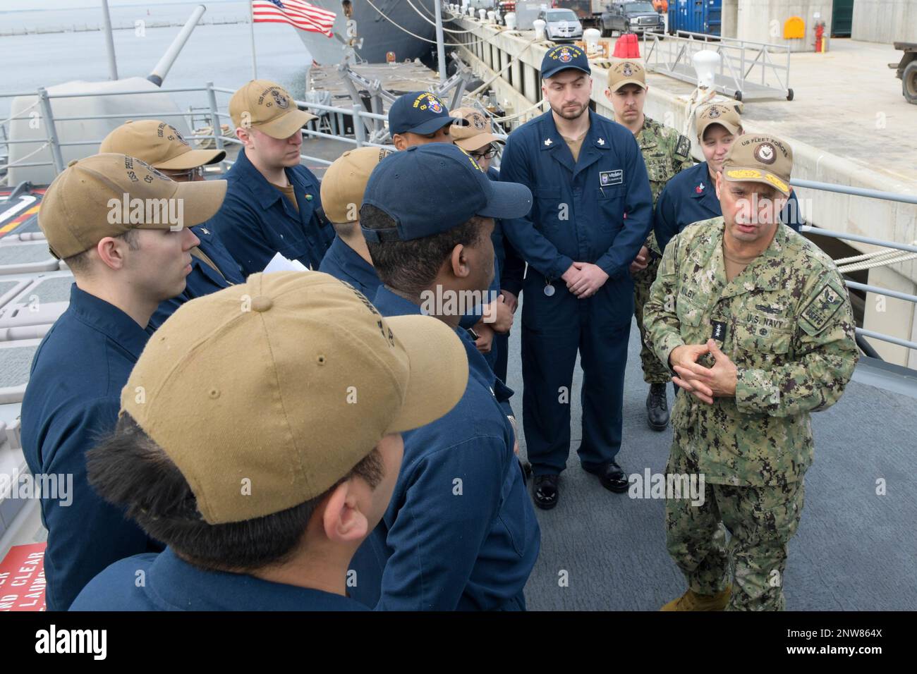 STATION NAVALE NORFOLK (9 février 2023) - Vice-SMA Jim Kilby ...