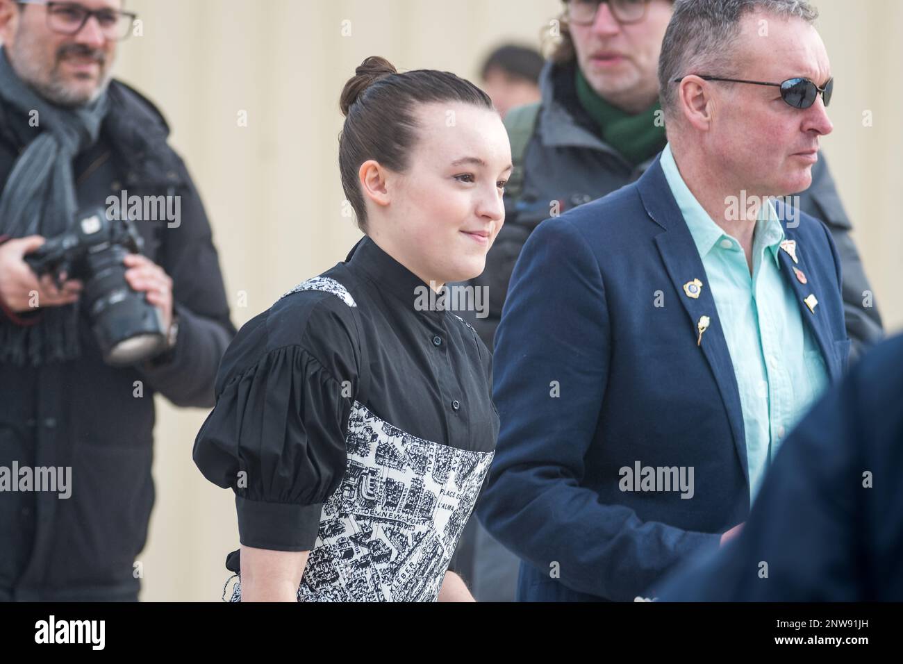 Paris, France, 28/02/2023. Bella Ramsey, actrice de The Last of US ...