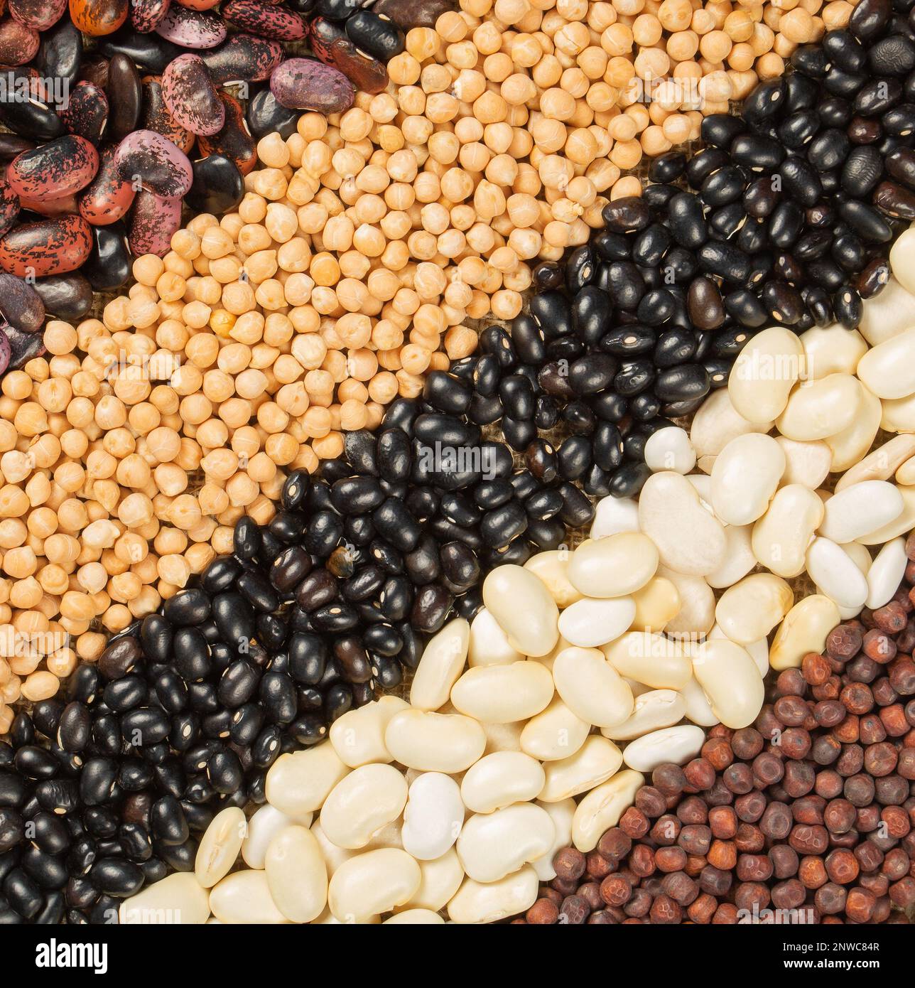 Peas pattern Banque de photographies et d’images à haute résolution - Alamy