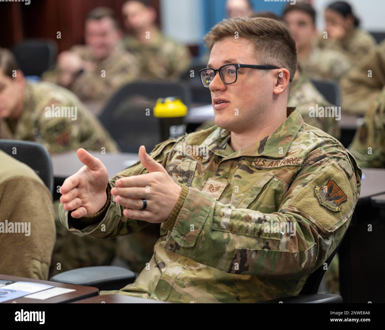 ÉTATS-UNIS Le Sgt Jacob Baer, de l'escadron des opérations ...