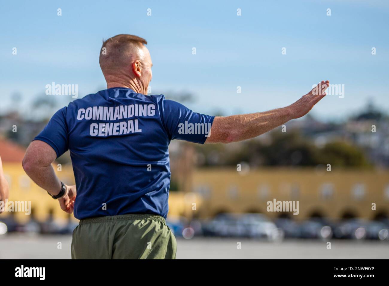 ÉTATS-UNIS Corps de marine Brig. Le général Jason L. Morris, commandant ...