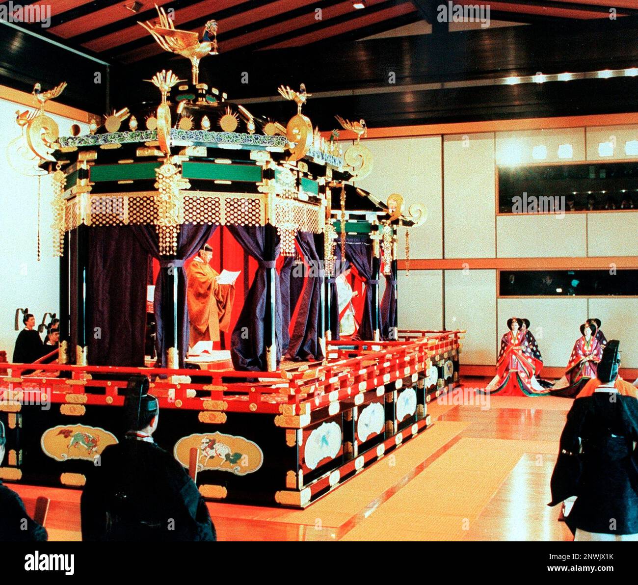 FILE - In this Nov. 12, 1990, file photo, Japan's Emperor Akihito reads ...