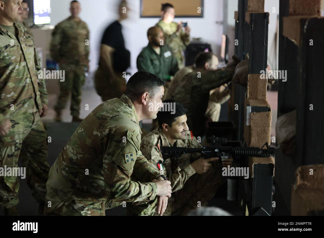 Une petite cohorte de la Brigade blindée de 15th, les Forces terrestres ...