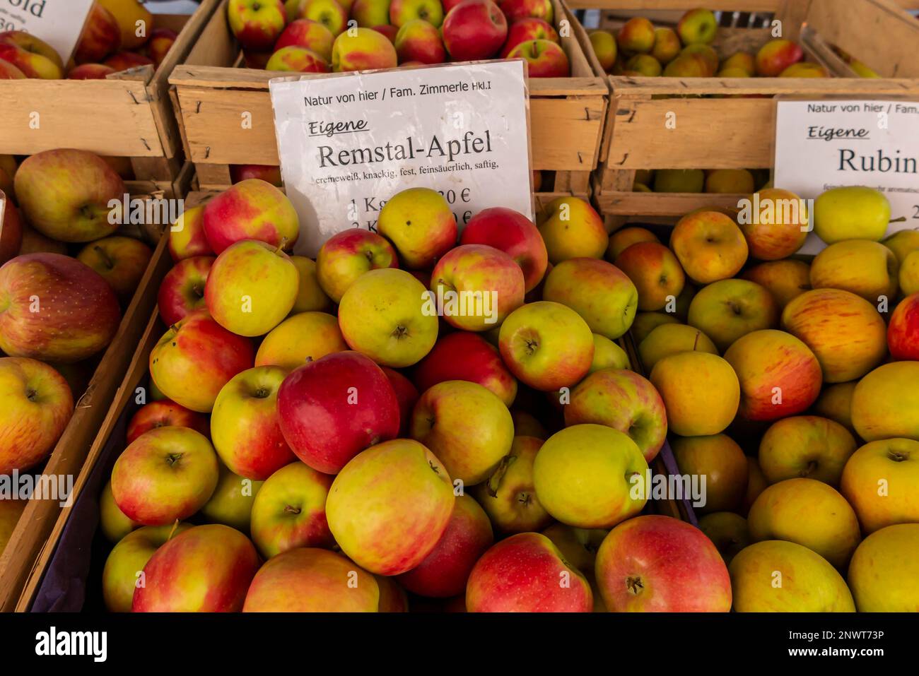La gamme des différentes variétés de pommes est variée, par exemple la ...