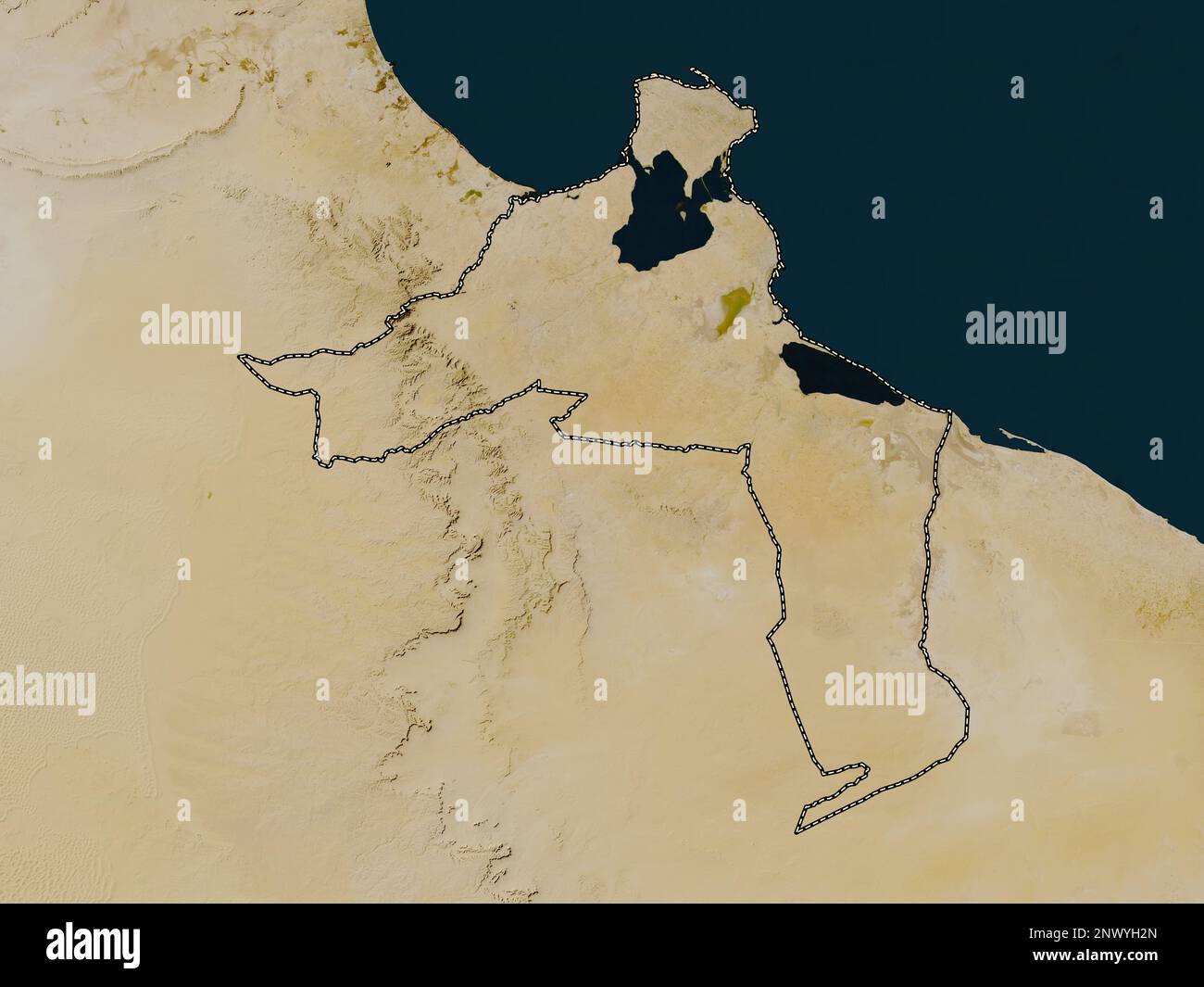 Tunisia map satellite geography Banque de photographies et d’images à ...