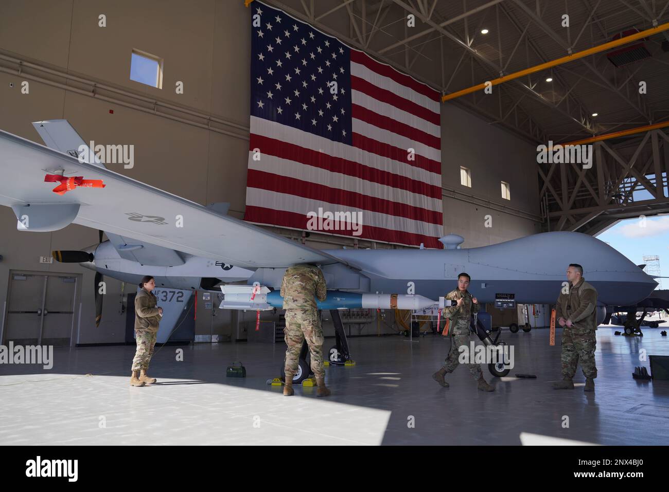 432nd aircraft maintenance squadron at creech air force base Banque de ...