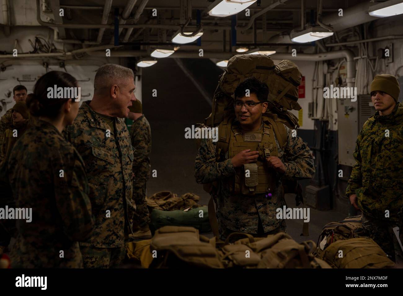 230203-N-VO895-1219 OCÉAN ATLANTIQUE (3 février 2023) 26th Commandant ...