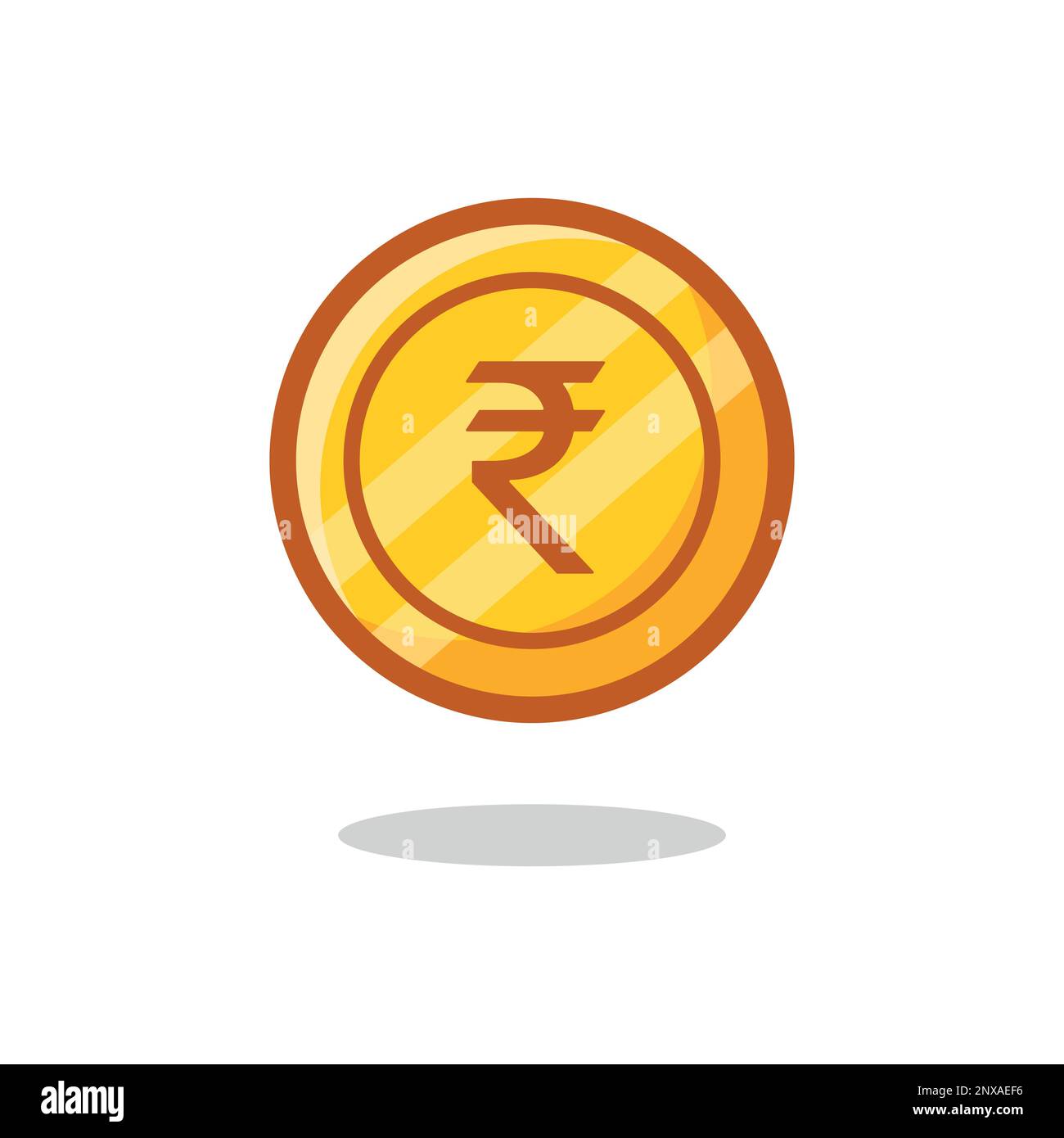 Indian coin Banque d'images vectorielles - Alamy